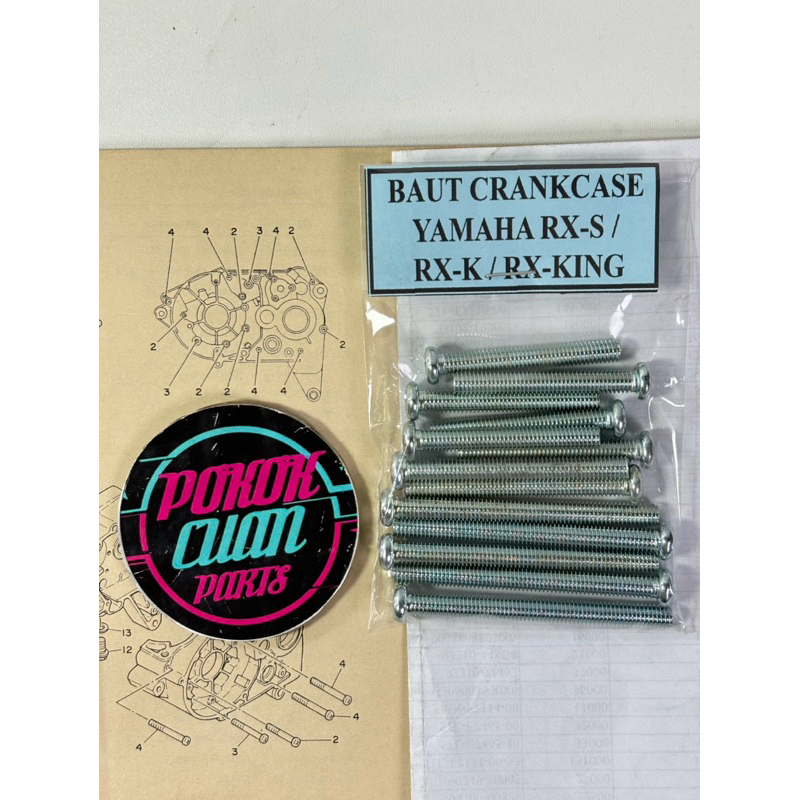 Jual Baut crankcase Yamaha RX KING RXKING RXK RXS RX SPECIAL YT 115 | Shopee Indonesia