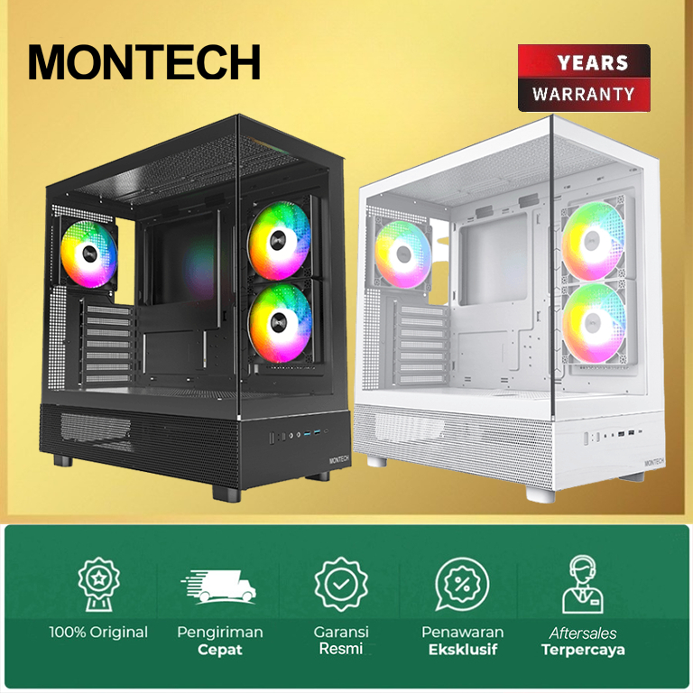 Jual Casing Montech XR [ATX, M-ATX] | Shopee Indonesia