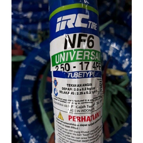 Jual Ban Motor IRC NF 6 ( NF6 ) 250-17 (Tubetype) Ban Luar Motor ...
