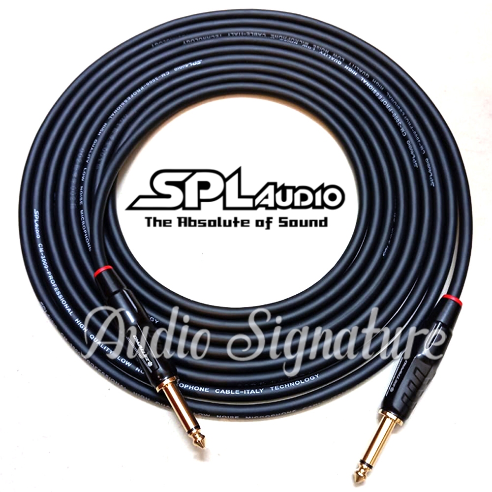 Jual Kabel SPL AUDIO CM3000 | CM 3000 HITAM Jack Akai Mono 6.5mm To ...