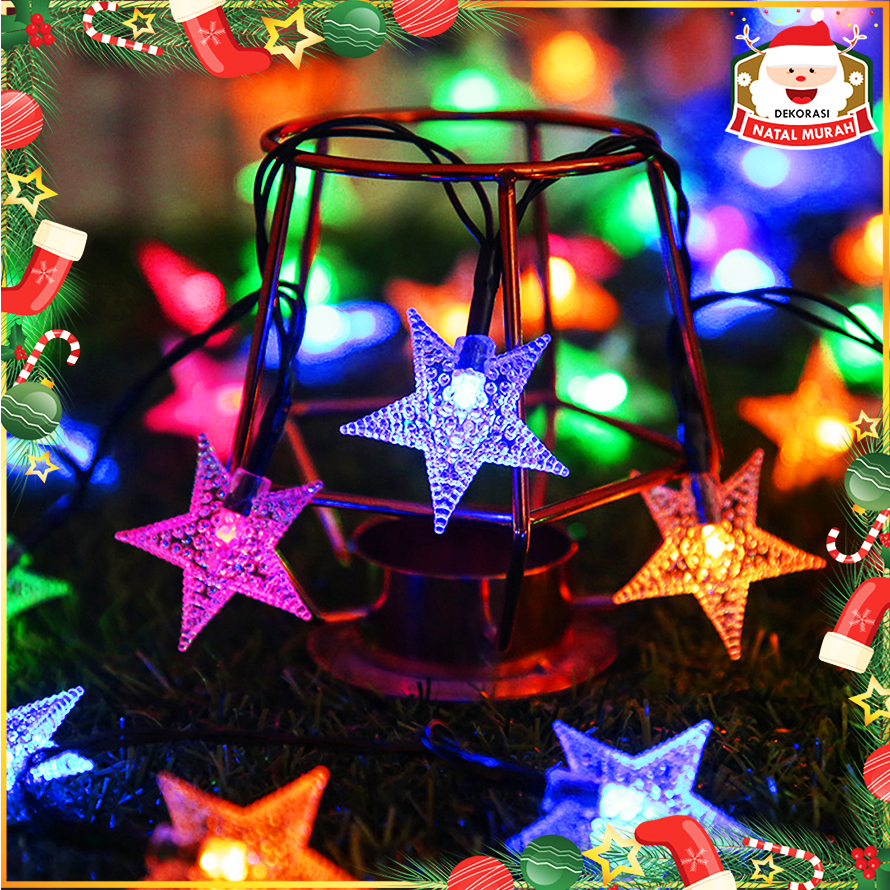 Jual Lampu Natal LED Hiasan Natal Lampu LED 10 Meter Untuk Hiasan Pohon ...