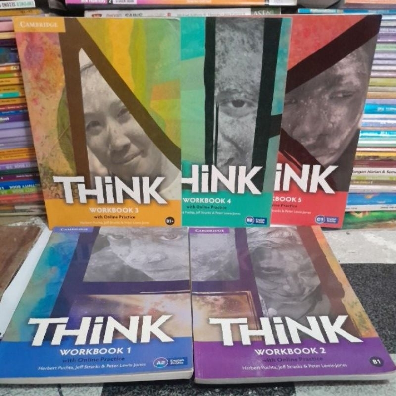 Jual BUKU THINK WORKBOOK 1 2 3 4 5 WITH ONLINE PRACTICE A2 B1 B1+ B2 C1 ...