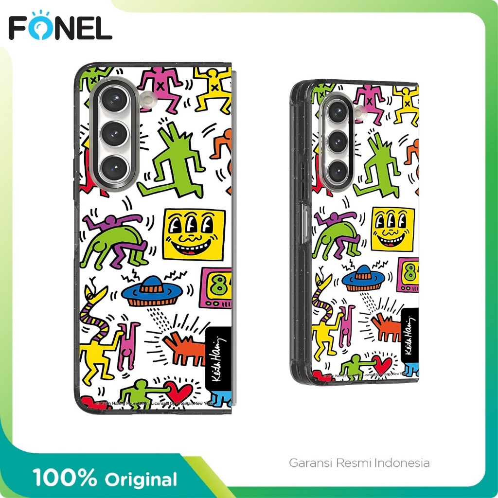 Jual Samsung Z Fold5 Keith Haring Black Eco-Friends Case Fold 5 ...