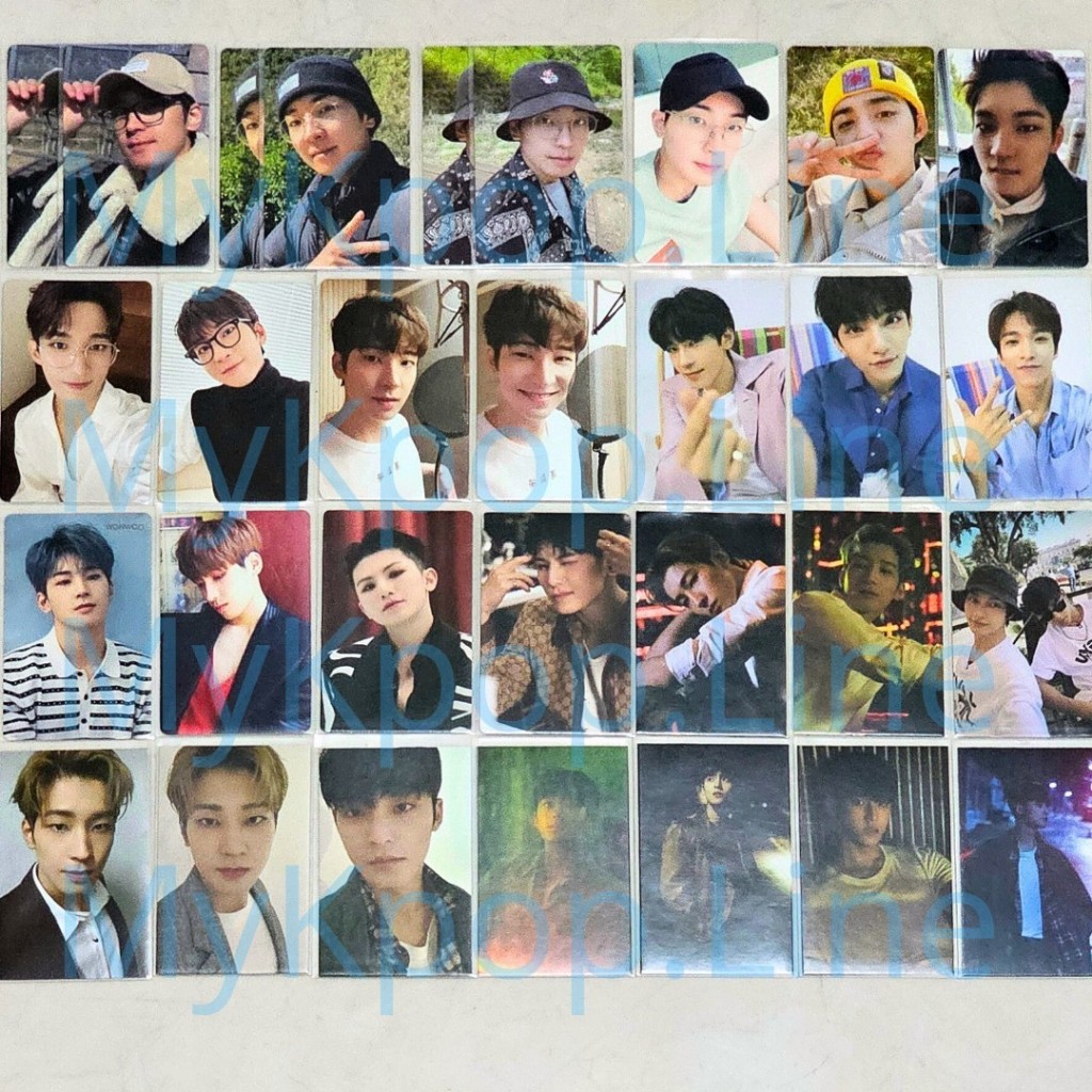 Jual PC Wonwoo Scoups ITS Topi TC Ruby Mingyu Bittersweet Official Selca Trading Card Seventeen ...