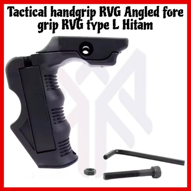 Jual Tactical handgrip RVG Angled fore grip RVG type L Hitam | Shopee ...