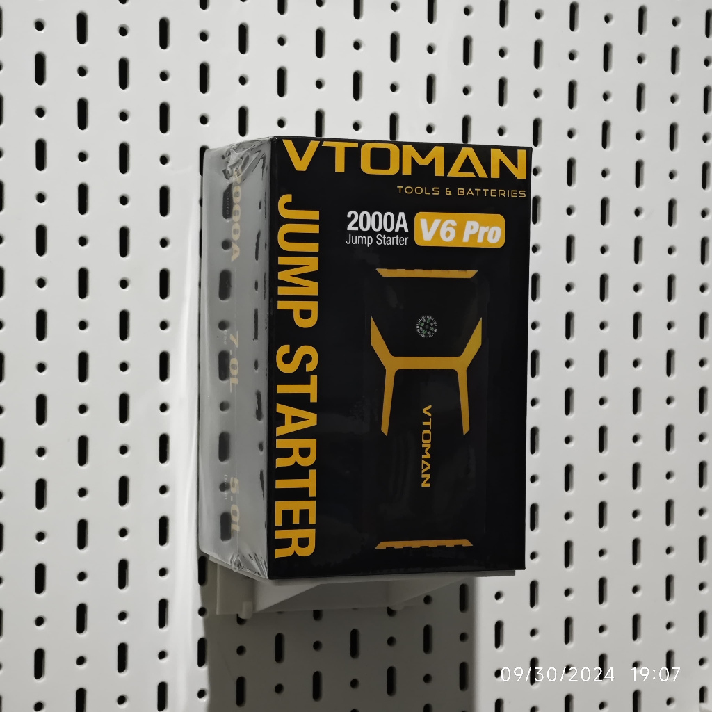 Jual Vtoman V6 Powerbank 10000mAh Jump Starter Aki Motor Mobil 2000A ...