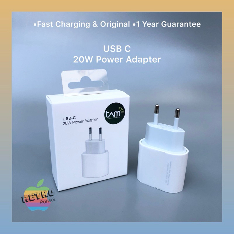 Jual Charger iP USB-C 20W Fast Charging Original Garansi 1 Tahun ...