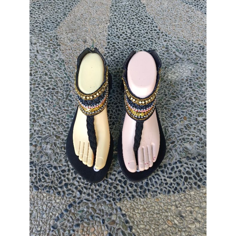 Jual sendal etnik bali anak/sandal anak/boho/bohemian/asli bali/sendal ...