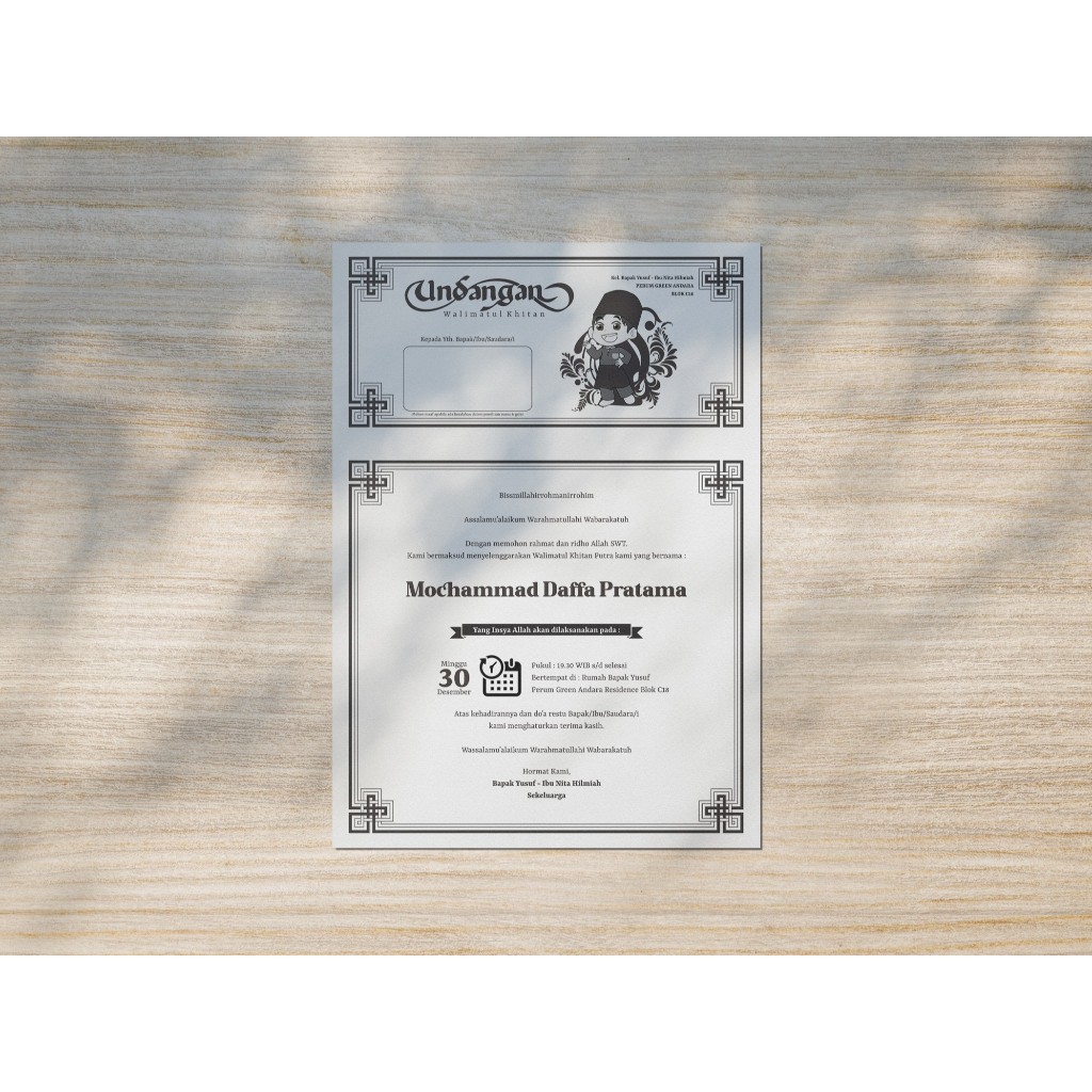 Jual Undangan Walimatul Ursy || Undangan Walimatul Ursy Kawinan Akad ...