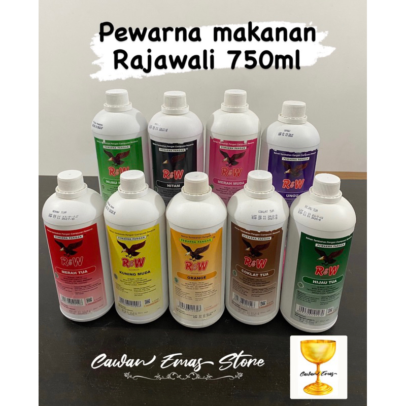 Jual pewarna makanan merk rajawali 750ml / sumbo rw 750ml | Shopee ...