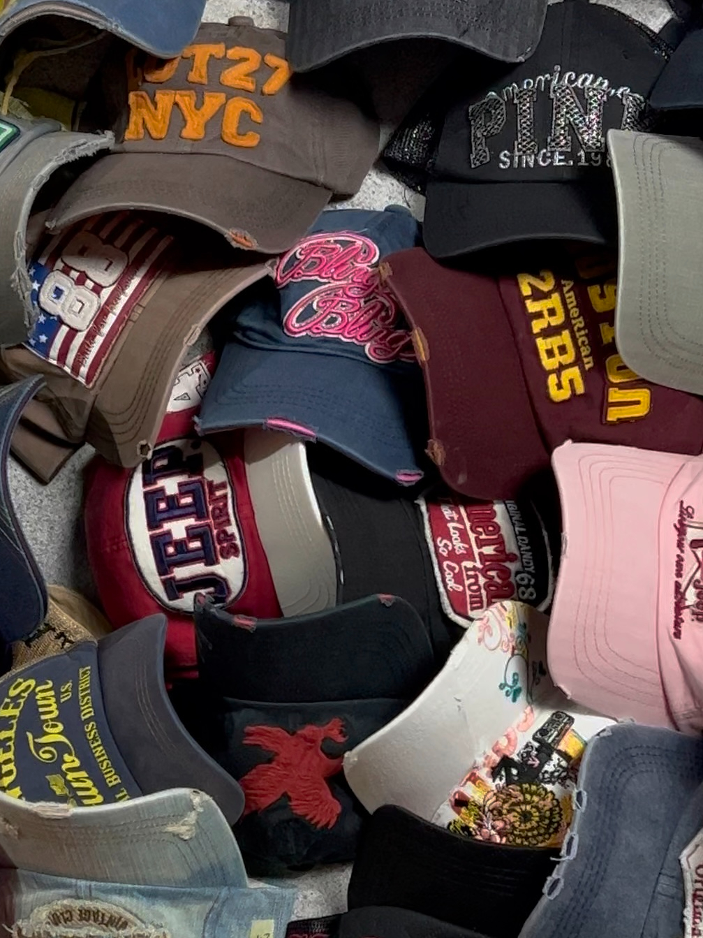 Jual 23. RIPPED HAT VINTAGE ORIGINAL RIPPET Y2K ROPEHAT TOPI RIPET ...