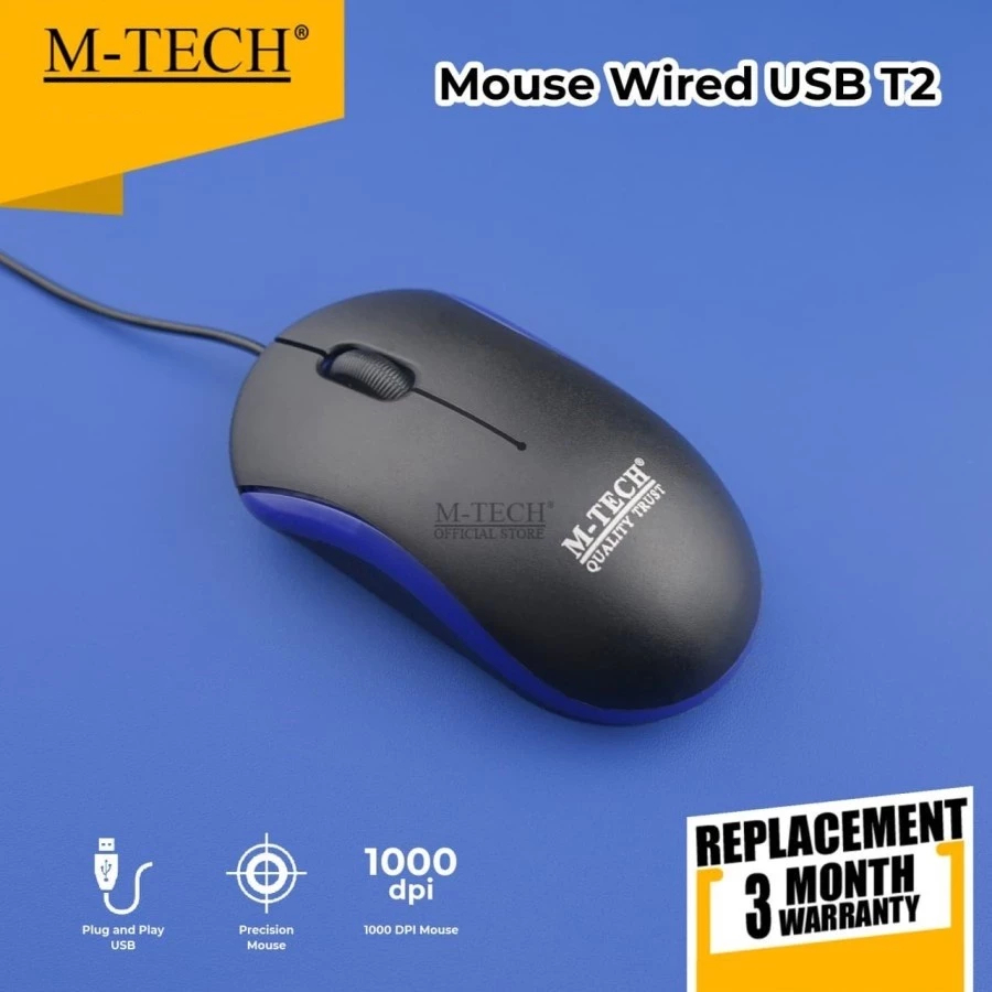 Jual M-Tech T2 Mouse Wired Optical Kabel Original | Shopee Indonesia