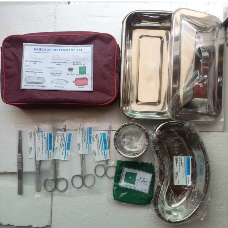 Jual Bandage Instrument Set / Set Ganti Perban / GV Set | Shopee Indonesia
