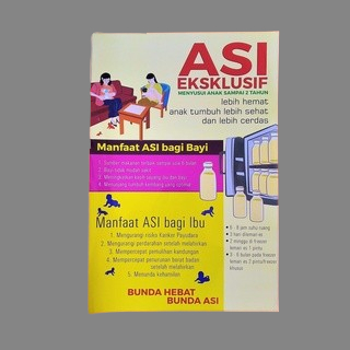Jual Poster Asi Eksklusif kuning - Manfaat Asi Bagi Ibu dan Bayi ...
