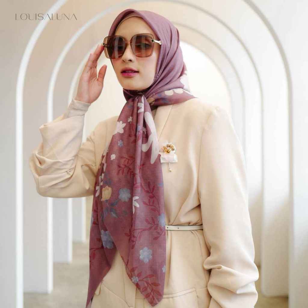 Jual Hijab Segiempat Motif Voal Premium Lasercut - Edrea 120 & 135 cm - Lembut & Elegan ...