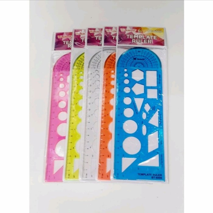 Jual PENGGARIS / GARISAN BUTTERFLY BT-6000 RULER | Shopee Indonesia