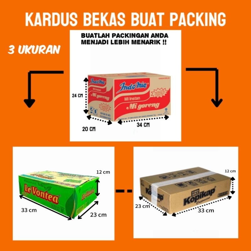 Jual Kardus Bekas Buat Kardus Packing Bekas Kardus Indomie dll | Shopee Indonesia