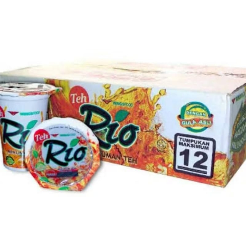 Jual Teh Rio Cup All Varian isi 24 pcs/Dus | Shopee Indonesia