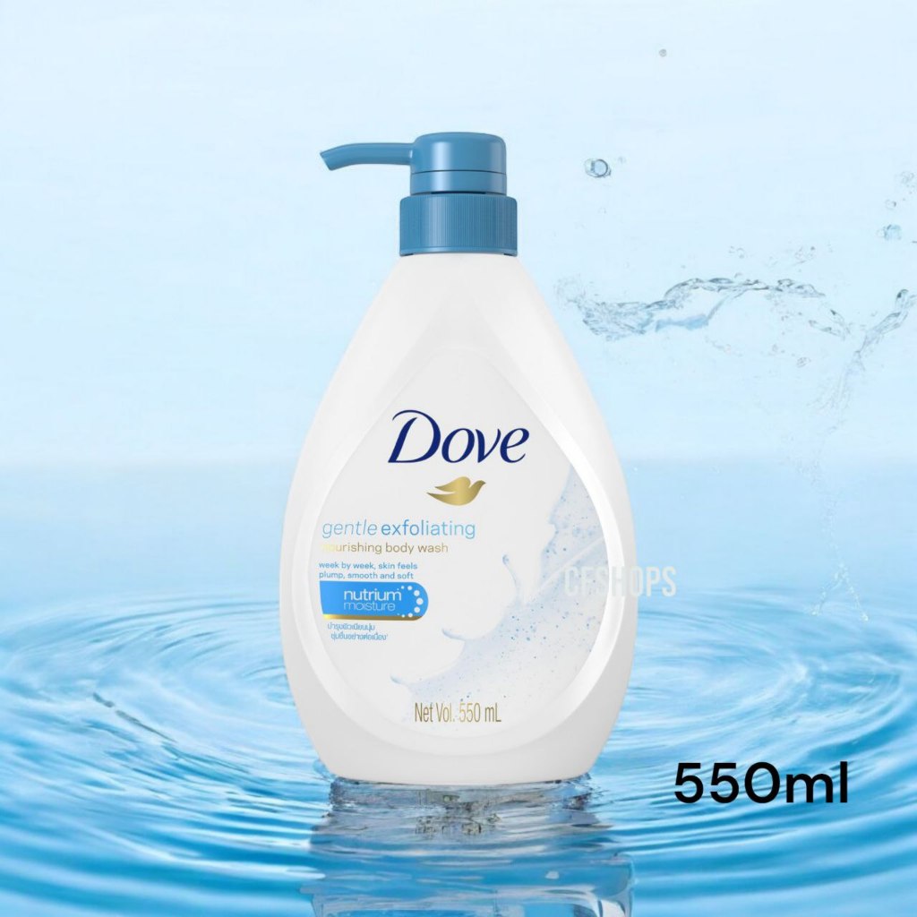 Jual DOVE GENTLE EXFOLIATING Nourishing Body Wash - 550ml | Shopee Indonesia