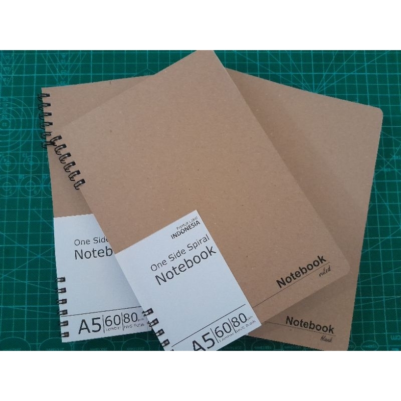 Jual A5 Spiral Notebook || One Side Notebook | Shopee Indonesia