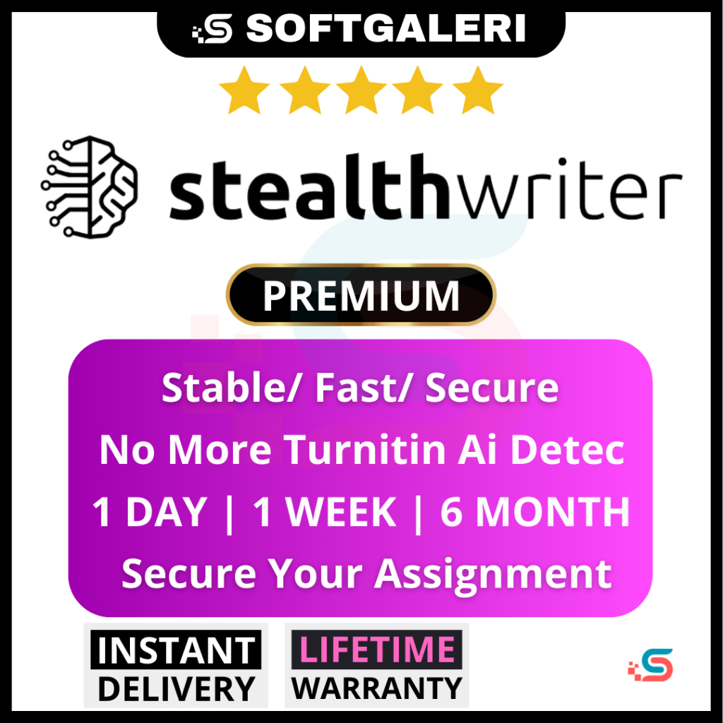 Jual Stealth Writer PREMIUM PLAN | Humanize AI content | Transform AI ...