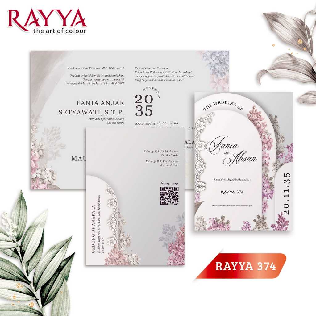 Jual Kertas Blangko Undangan Rayya 374 Terbaru | Shopee Indonesia