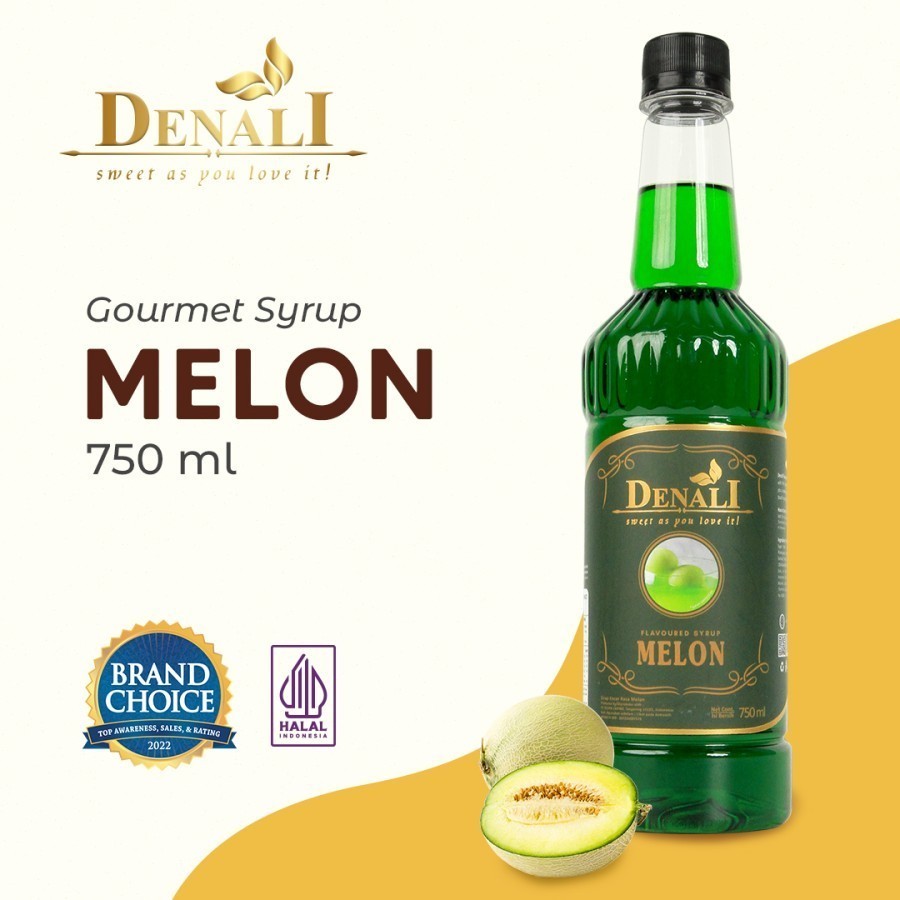 Jual Denali Syrup Rasa MELON 750 ml | Shopee Indonesia