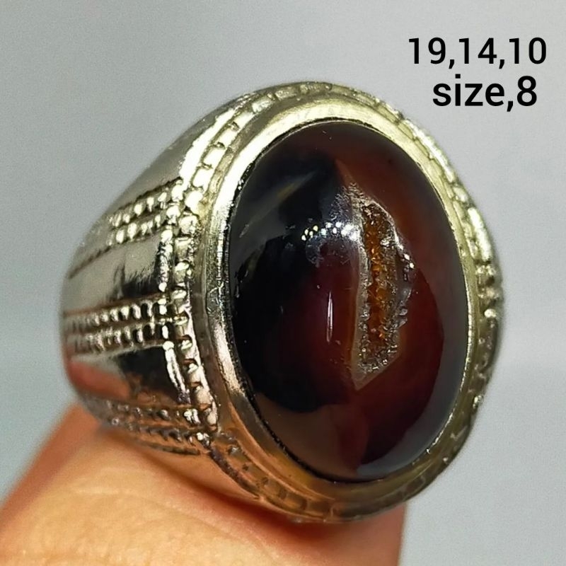 Jual Cincin batu akik asli yaman combong antik top hq natural (asli ...