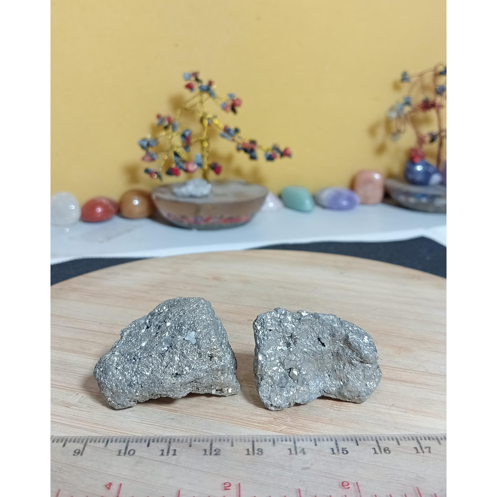 Jual Natural Cute Pyrite Chunk Blink Blink Peru Paket 111 Grams (6 ...
