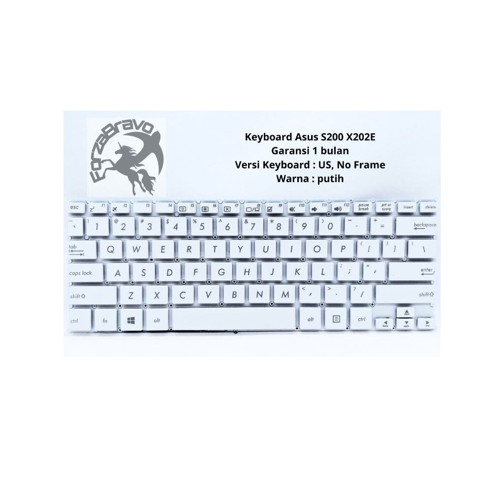 Jual Keyboard Laptop Asus VivoBook Q200 Q200E S200 S200E X201 X202E ...