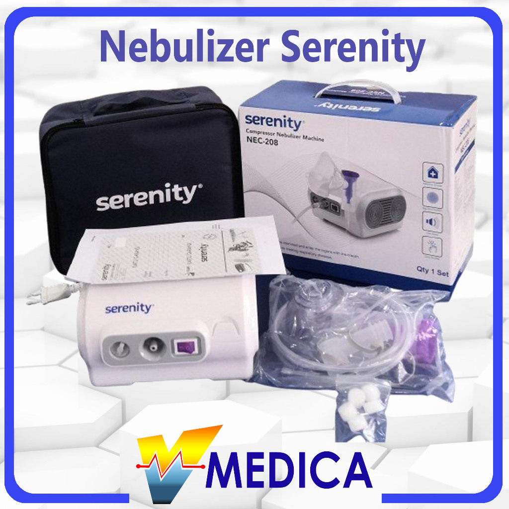Jual Nebulizer Serenity NEC-208 / Alat Bantu Pernapasan Nebu / Alat Uap ...