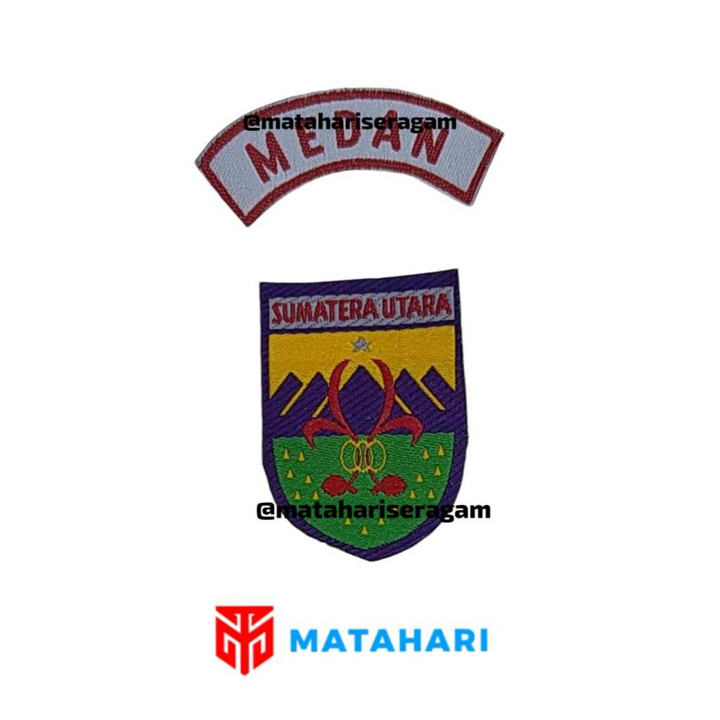 Jual Matahari Seragam / Logo Medan / Logo Sumut / Simbol Lokasi ...