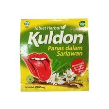 Jual KULDON HERBAL @4 TAB/STRIP - MEREDAKAN PANAS DALAM & SARIAWAN ...