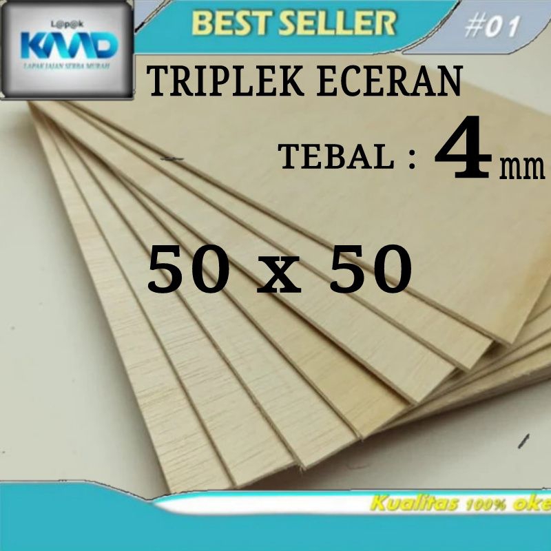 Jual 50x50 triplek 4mm eceran multiplek potongan | Shopee Indonesia