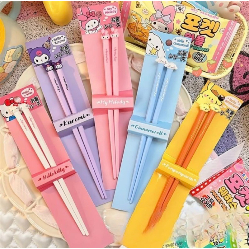 Jual SUMPIT ANAK SANRIO JEPANG PREMIUM IMPORT BPA FREE KIDS CHOPSTICK ...