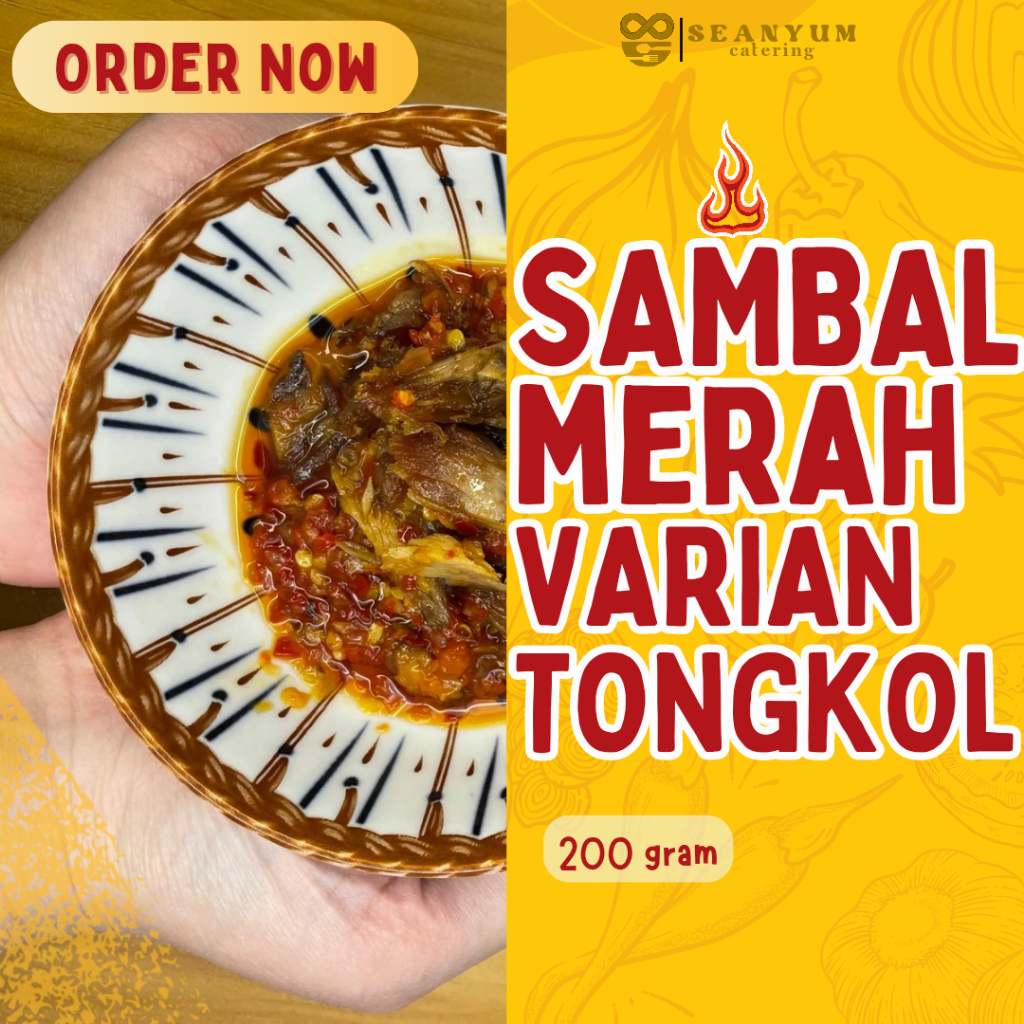 Jual Sambal Merah By Seanyum Catering Varian Tongkol (200 gram ...