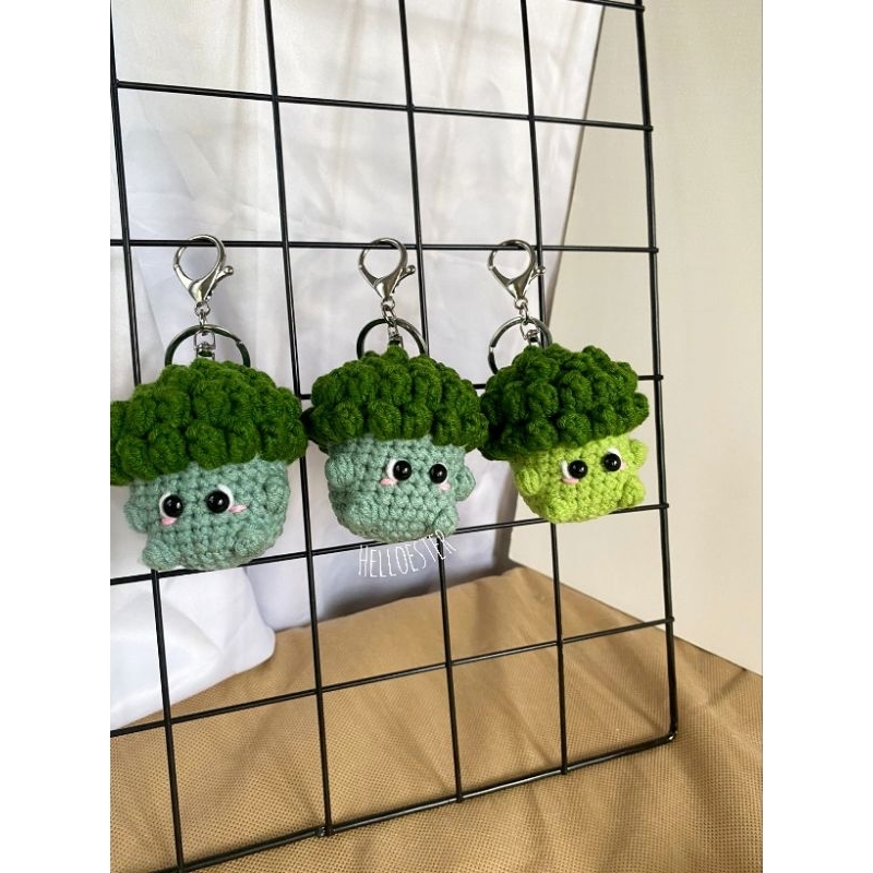 Jual Amigurumi Broccoli Keychain / Gantungan Kunci Brokoli Rajut ...