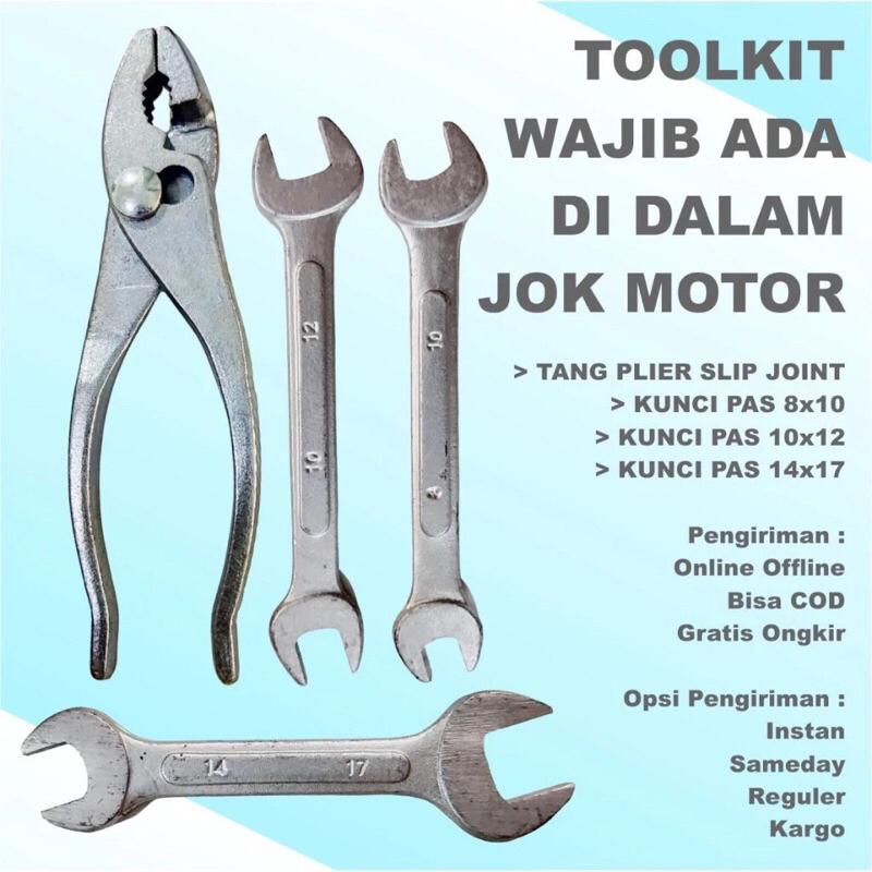 Jual TANG PLIER KUNCI PAS TOOLKIT | WAJIB ADA DI DALAM JOK MOTOR | Shopee Indonesia