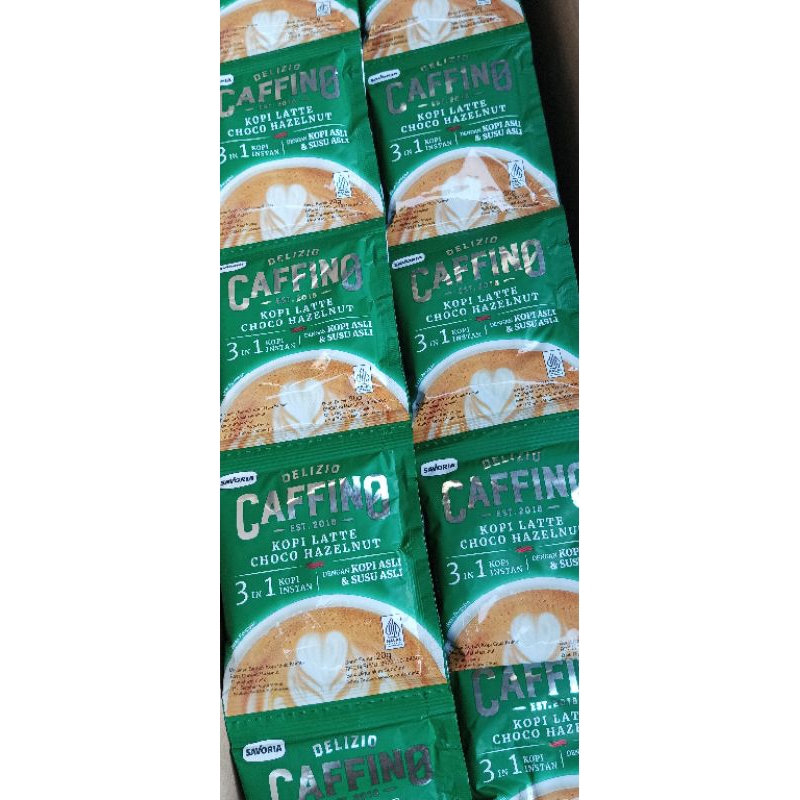 Jual Caffino Kopi Late Coco Hazelnut 1 renteng isi 10 ( Perpaduan KOPI ...