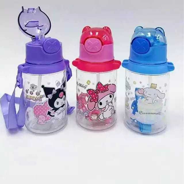 Jual Botol Minum Anak Karakter Sanrio Tali Panjang Botol Minum Anak Anti Tumpah Kapasitas 450ml ...