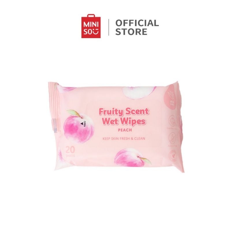 Jual Tisu Basah PEACH & BUNBUN MINISO | Shopee Indonesia