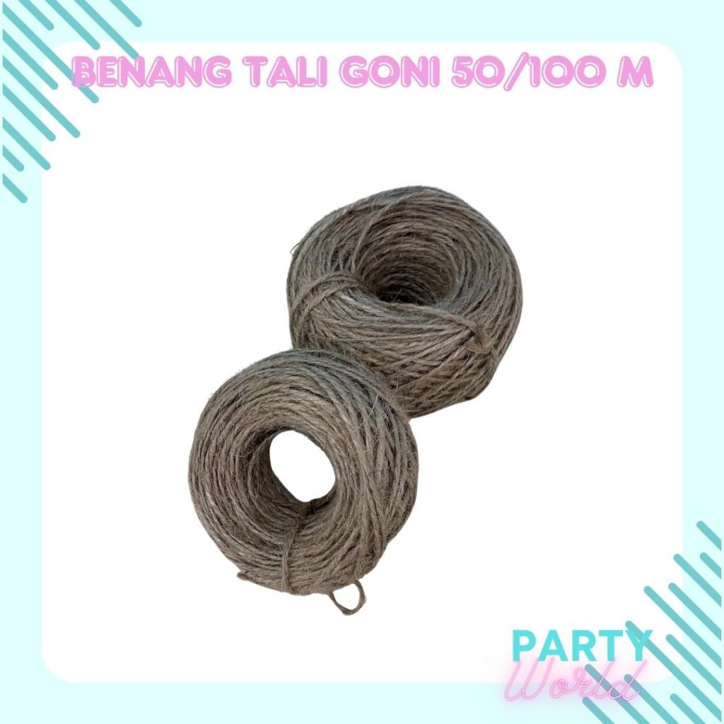 Jual Benang Tali Rami Goni 50Meter/100Meter | Shopee Indonesia