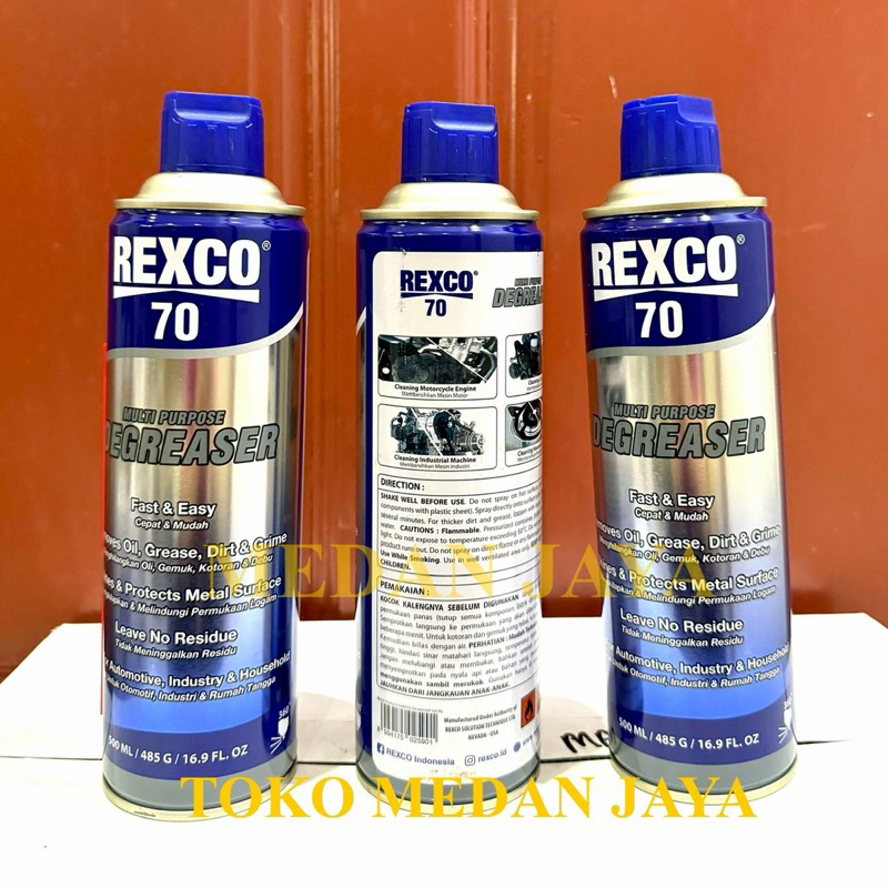 Jual REXCO 70 MULTI PURPOSE DEGREASER 500 ML PELUMAS SERBA GUNA ...