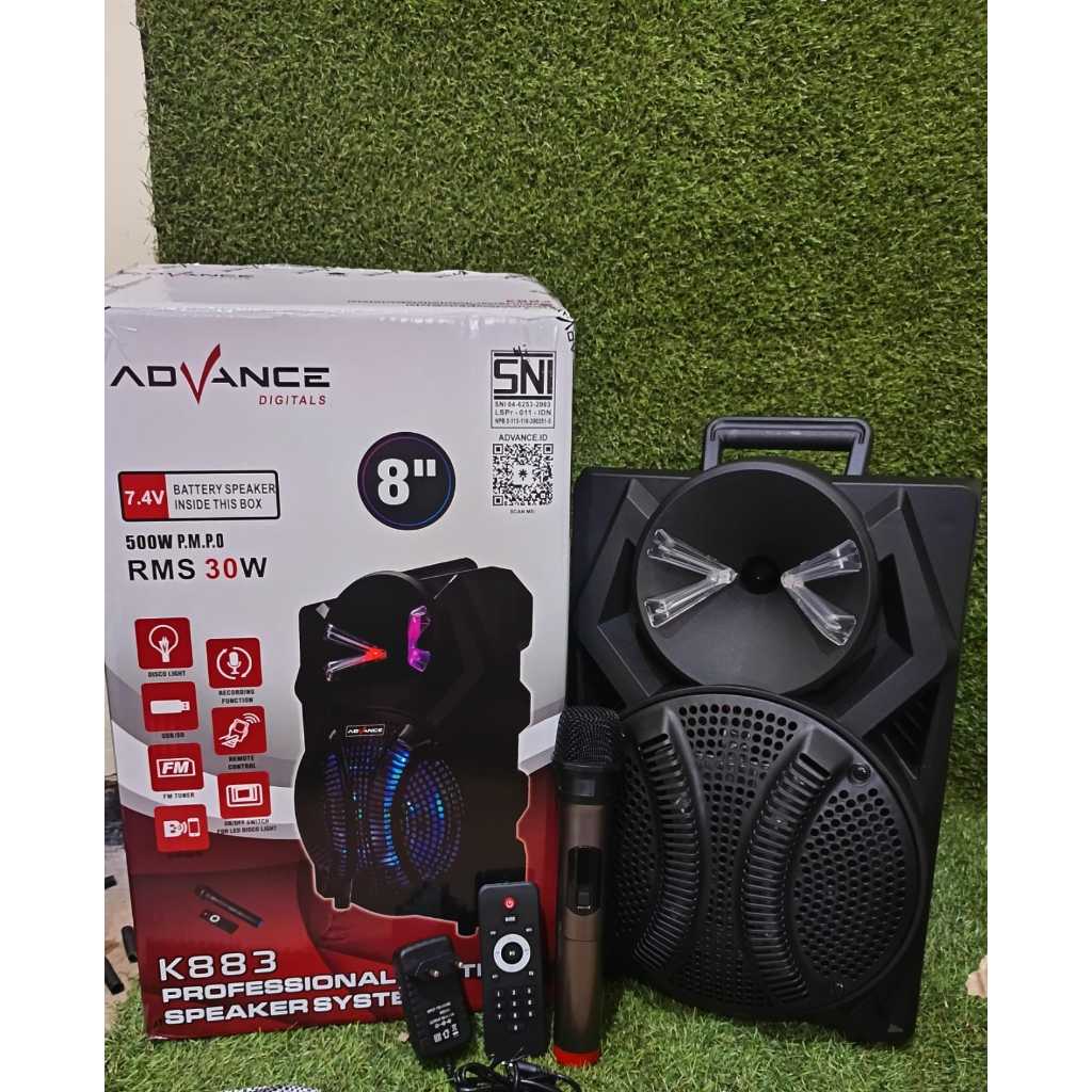 Jual Speaker Advance K883 Meeting Bluetooth Portable Plus Mic Wireless ...