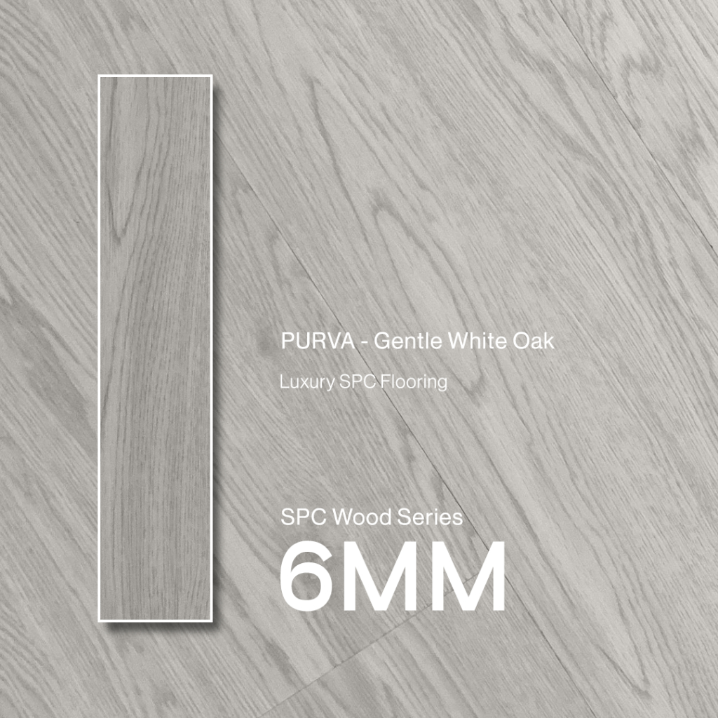 Jual Purva SPC 6 MM Arkwood Series - Gentle White Oak (Luxury SPC Flooring) | Shopee Indonesia