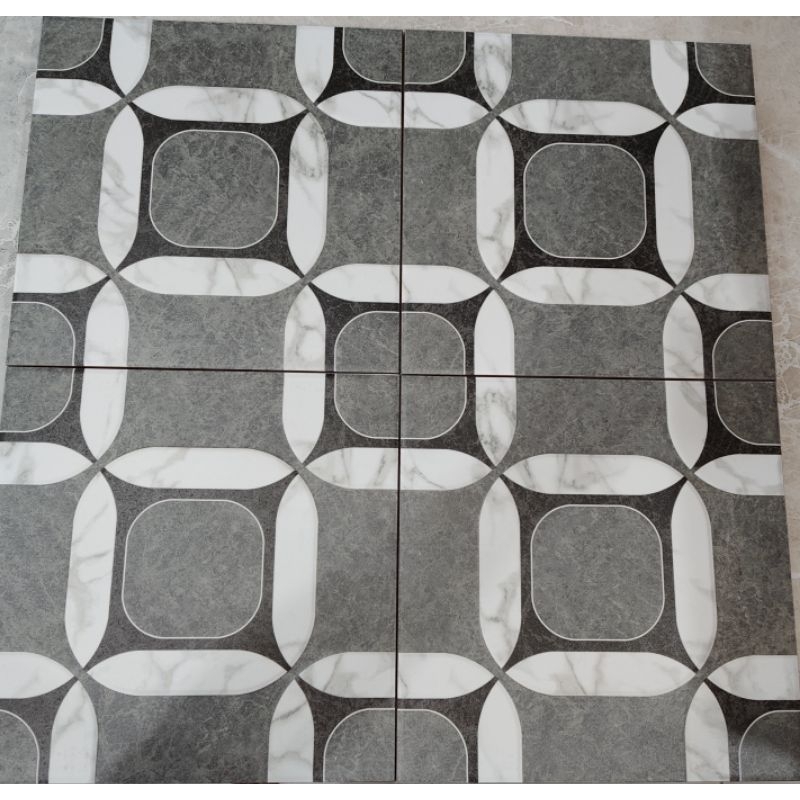 Jual keramik asia tile 25x25 regina grey kualitas pertama | Shopee ...