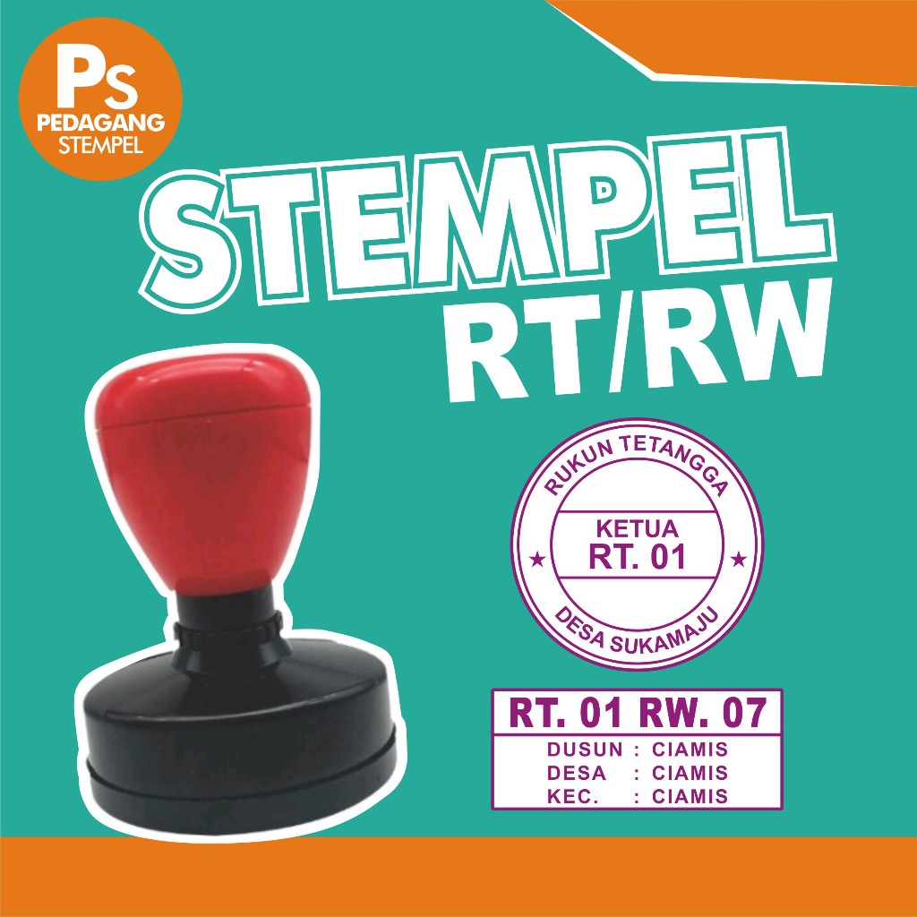 Jual STEMPEL RT / RW STANDAR INDONESIA | Shopee Indonesia