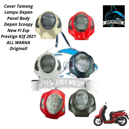 Jual Cover Tameng Lampu Depan Panel Body Depan Scoopy New FI Esp ...