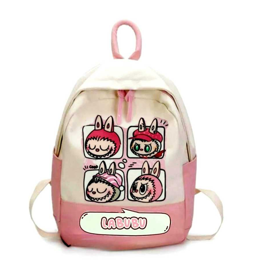 Jual Tas Sekolah Labubu Ransel Wanita Anak Remaja Perempuan Lisa ...