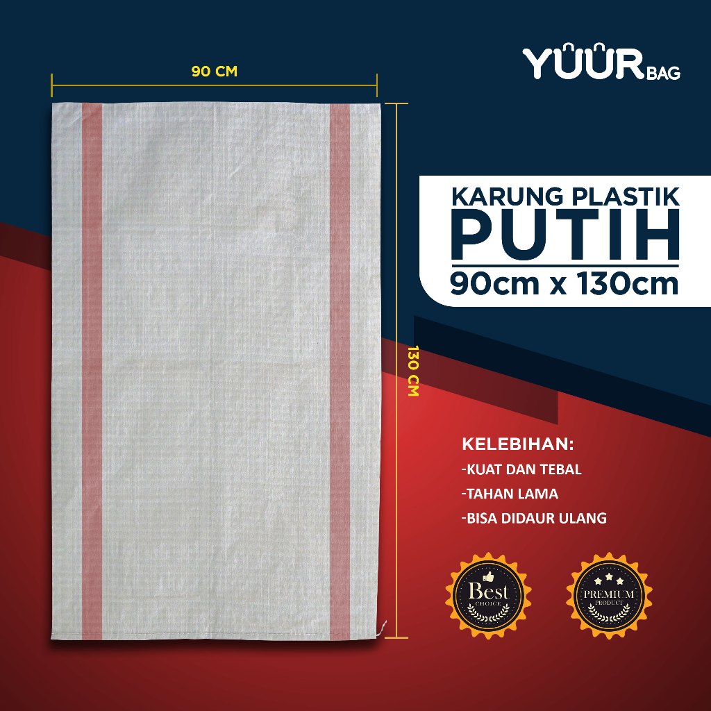 Jual 10 Pcs Karung Jumbo 90x130 dan 90x120 - Karung Plastik Tebal Kuat ...
